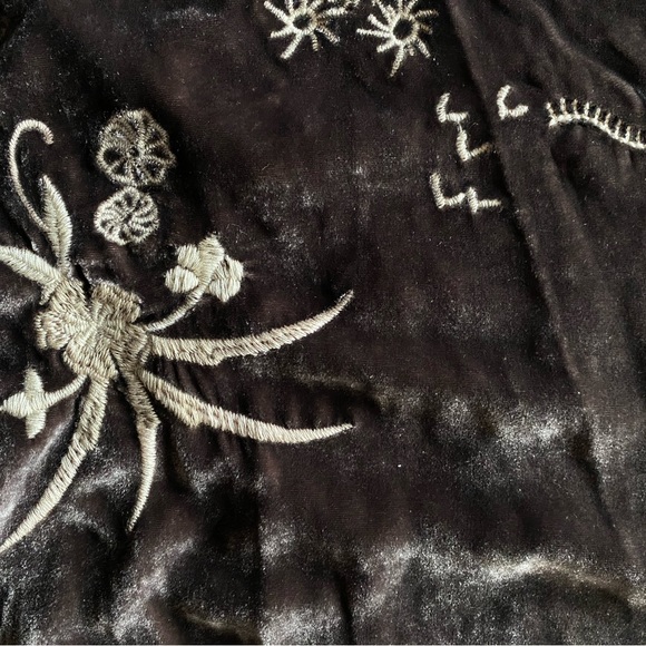 Johnny Was | Tops | Johnny Was Velvet Embroidered Tunic | Poshmark